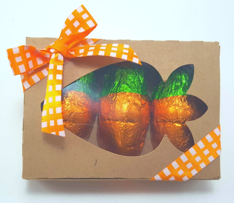 How To Assemble Chocolate Carrot Treat Box Using Dollar Tree Candy ...