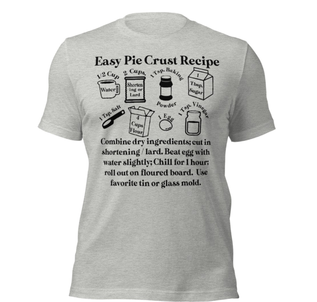 Easy Pie Crust Recipe – D-1315842 – Unique Designs by Monica